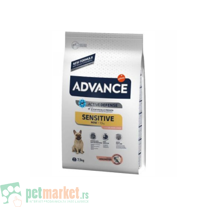 Advance: Hrana za osetljive pse malih rasa Mini Sensitive