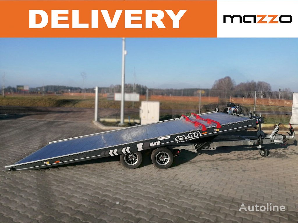 Nova 30.50 PREMIUM 500x210cm 3000kg electric tilted trailer prikolica autotransportera