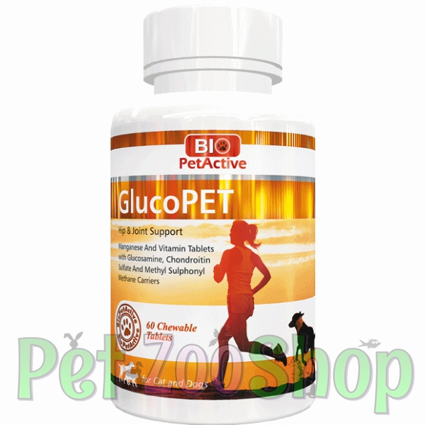 Bio PetActive GlukoPet Tablete za jačanje zglobova i kukova 60tbl