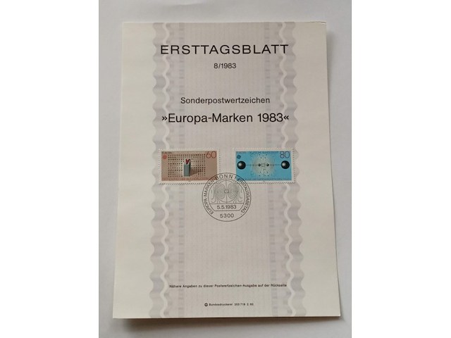 ETB Nemačka  - Europa Marken - 1983.g