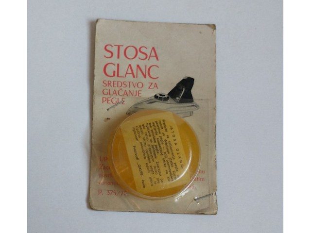 STOSA GLANC Made in Yugoslavia