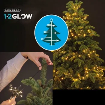 Lumineo Basic novogodišnje stepenaste LED lampice 6 nivoa 171 LED 180cm toplo bele
Slični artikli