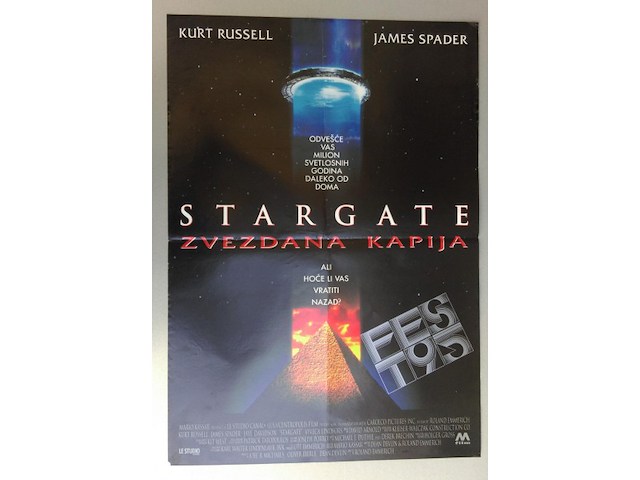 Stargate / Zvezdana Kapija, 1994 g. Retko !!!