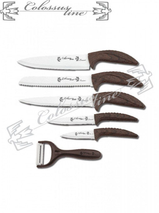 COLOSSUS LINE Set keramičkih noževa 5 komada. MR-36 ( RATA 12 x 147 RSD )