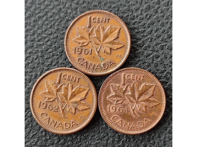 Canada 1 CENT 1961/62/64