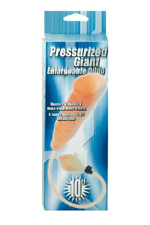 Pump presurized XL dildo