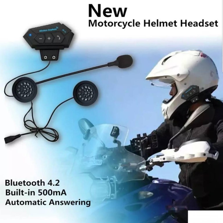 Bluetooth Slušalica Za Motociklisičke Kacige
