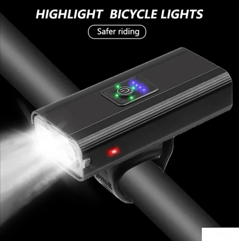 USB LED Lampa Svetlo za bicikl 6 modova-najaci model