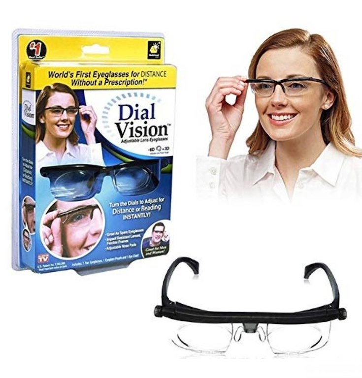 Dial Vision – Univerzalne naočare sa podesivom dioptrijom
