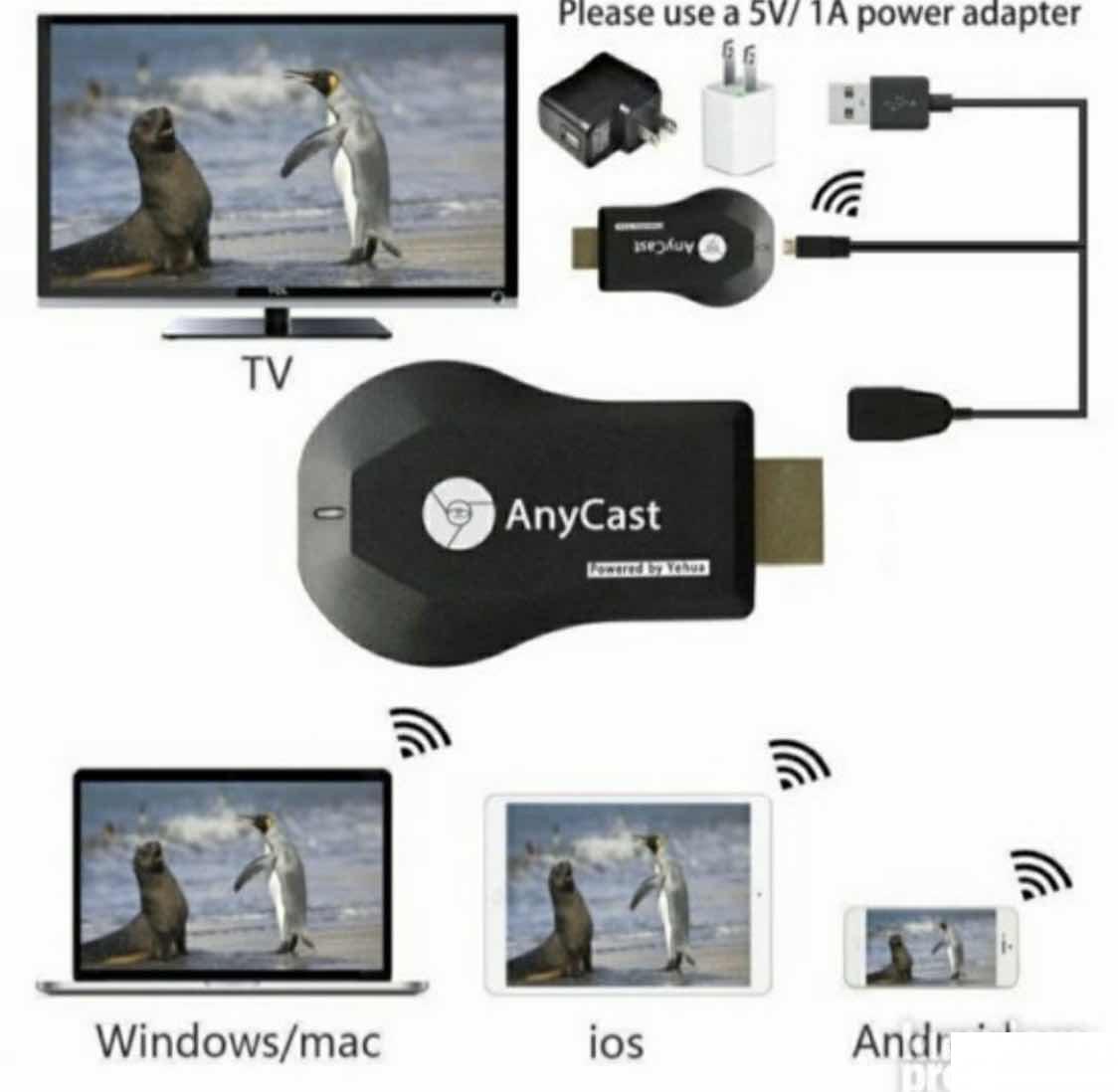 Full HD prijemnik za TV AnyCast m9 plus