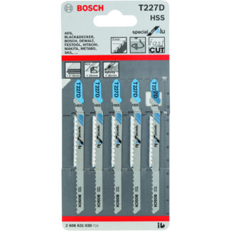 Bosch List ubodne testere za metal i plastiku 5 kom T 227 D, 2608631030