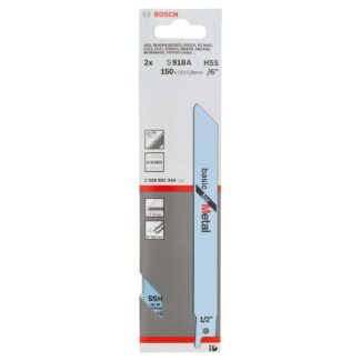 Bosch List univerzalne testere za metal i plastiku 2 kom S 918 AF, 2608651944