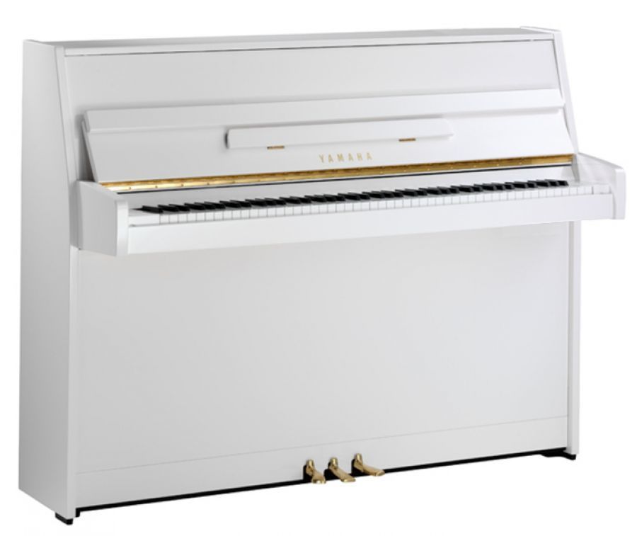 Yamaha B1 Upright Polished White Piano