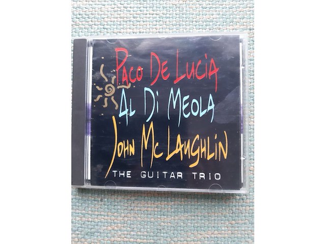 The guitar trio Paco de Lucia Al di Meola John mc laugh
