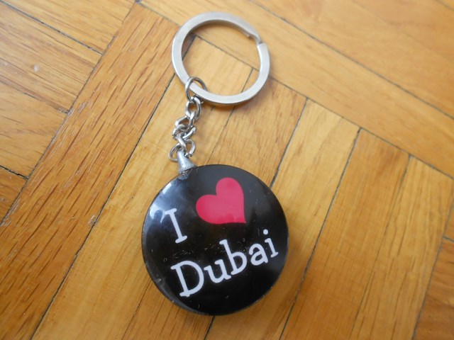 I LOVE DUBAI, privezak za kljuceve (2)