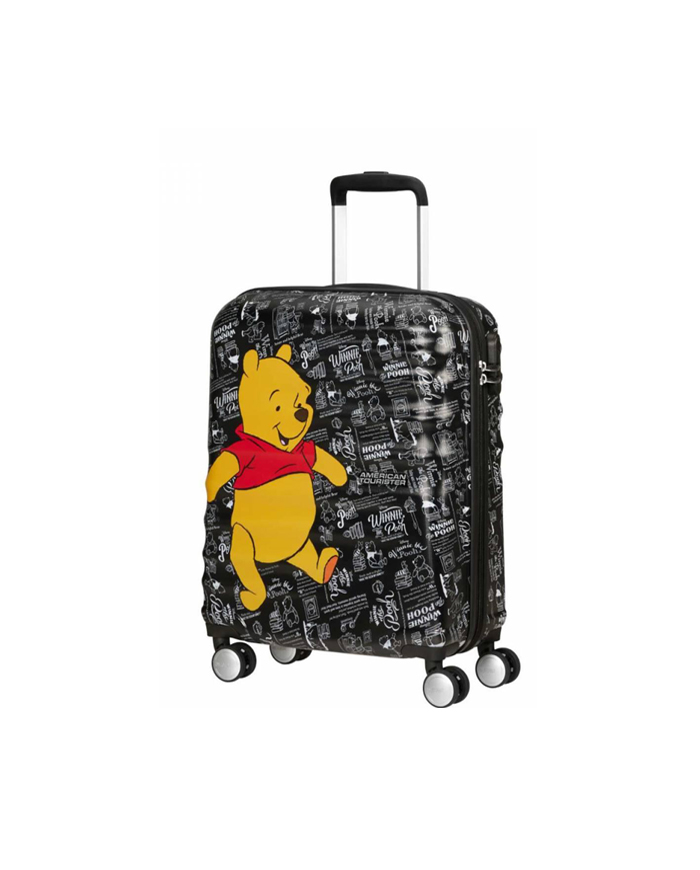 KOFER WINNIE THE POOH SMALL BLACK TROLLEY American Tourister