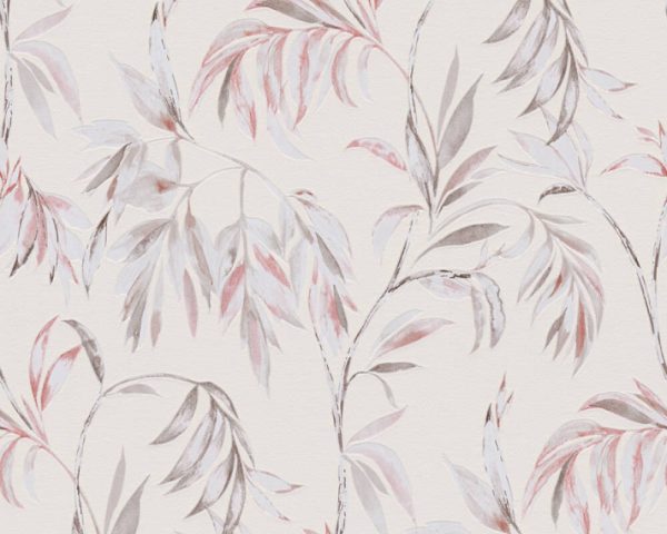 A.S. CRÉATION WALLPAPER «FLORAL, BEIGE, BROWN, RED» 378304