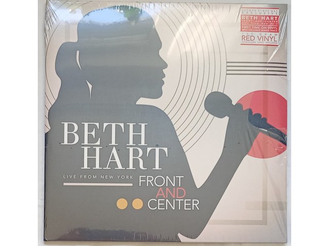 BETH  HART  -  2LP FRONT AND CENTER (Mint!!!)