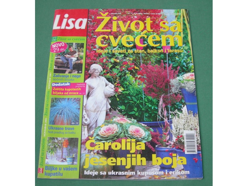 Život sa cvećem, oktobar 2003.