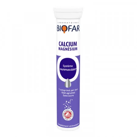 BIOFAR CALCIUM MAGNEZIJUM ŠUMEĆE TABLETE
