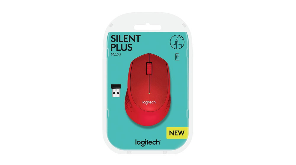 M330 Silent Wireless Mouse Red