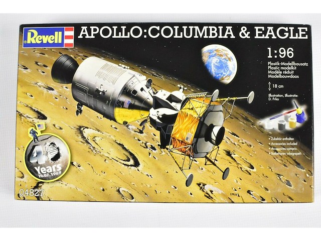 1:96 Revell NASA Apollo Columbia/Eagle 18 cm