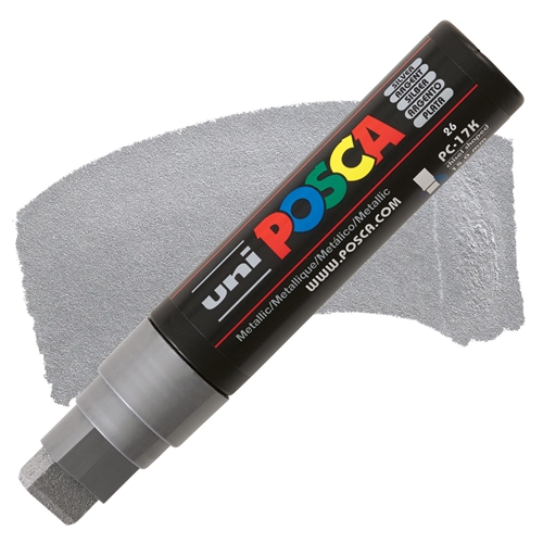 Uni POSCA Marker PC17K, silver