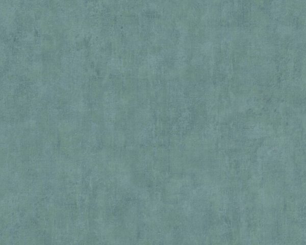 A.S. CRÉATION WALLPAPER «UNI, BLUE, GREEN» 380244