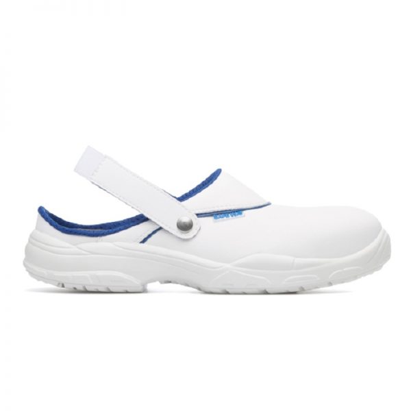 EXENA plitke zaštitne sandale/papuče sa kaišem IRIS_20 SB E A SRC, bele boje
