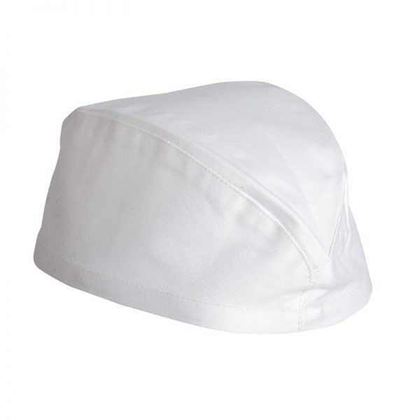 Volans - kuvarska kapa, 100% pamuk 245gr, bele boje