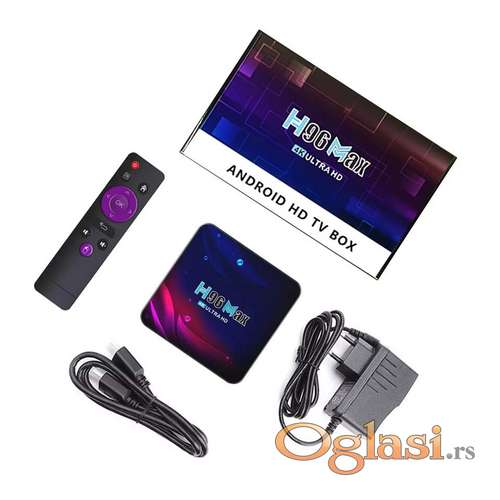 Smart TV Box H96 Max 4K 4GB+32GB Android 11 Tv box