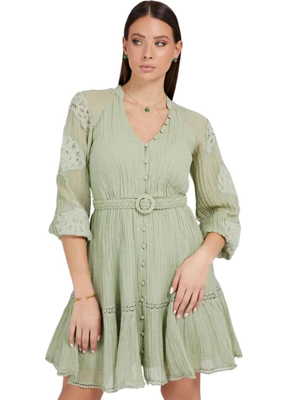 Guess - Zelena mini haljina