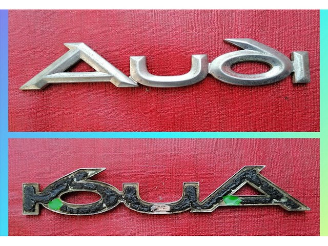 Natpis AUDI za gepek vrata za Audi 90