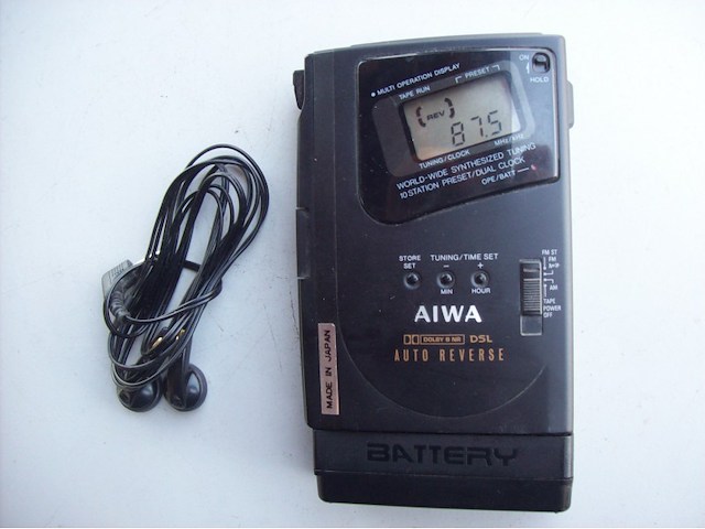 AIWA  STEREO RADIO CASSETTE PLAYER  HS-T303