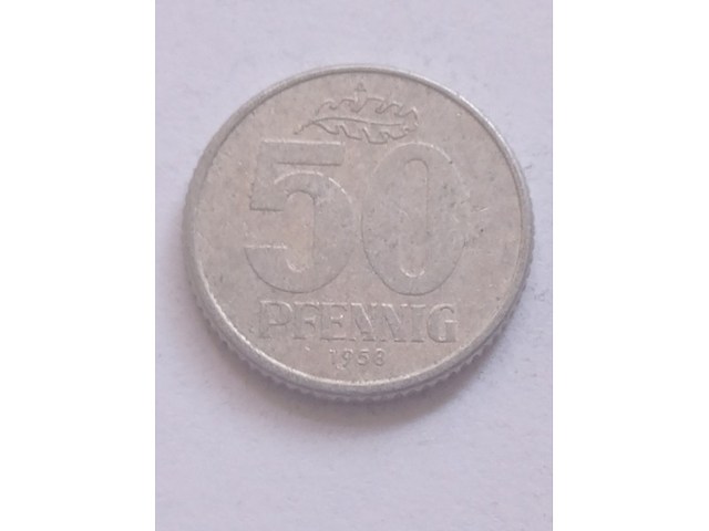 50 Pfennig 1958.g - Nemačka DDR -