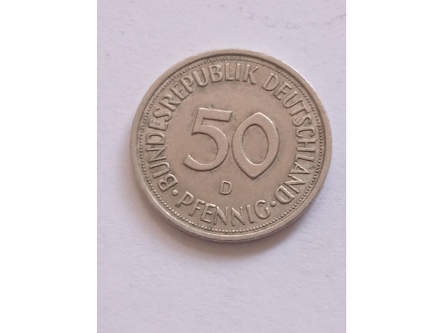 50 Pfennig 1980.g - D - Nemačka -