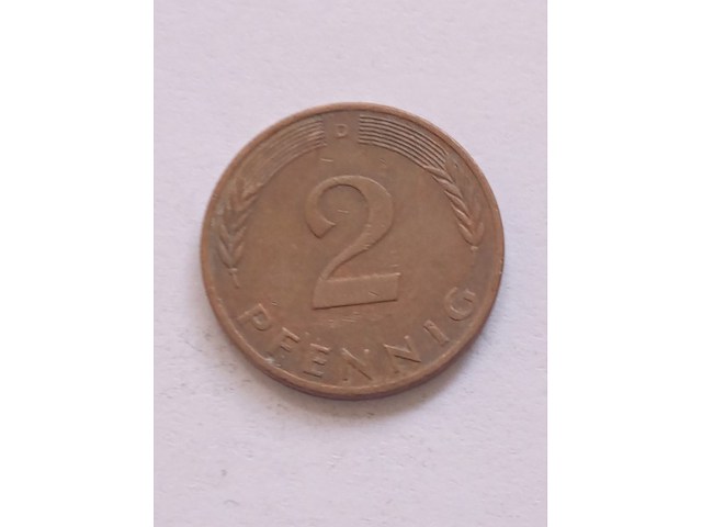 2 Pfennig 1983.g - D - Nemačka -