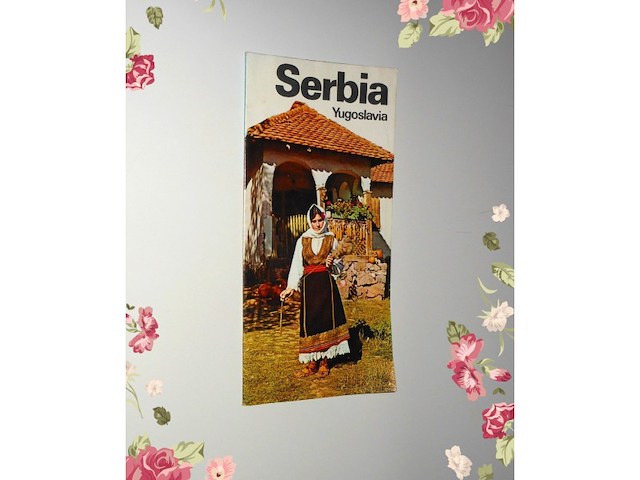 Serbia Yugoslavia - Turistički flajer, 1972.