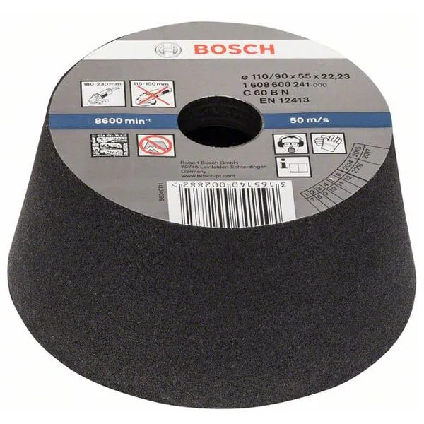 Bosch brusni lonac konusni 90x110x55mm kamen/beton 60 1608600241