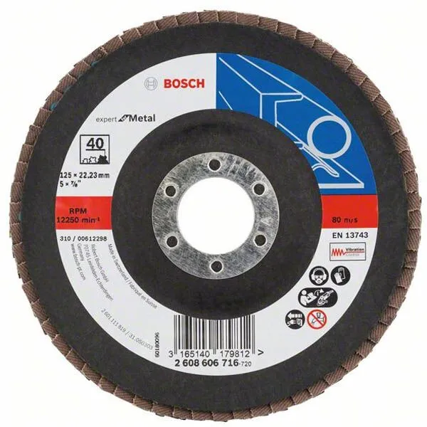 Bosch lamelni brusni disk X551,prečnik 125mm; gran 40 2608606716