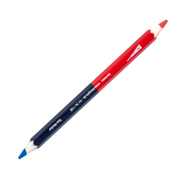 Dvobojna olovka 175mm, plavo-crvena 1188B