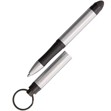 Space Pen BP Backpacker Pen with Key Chain Silver