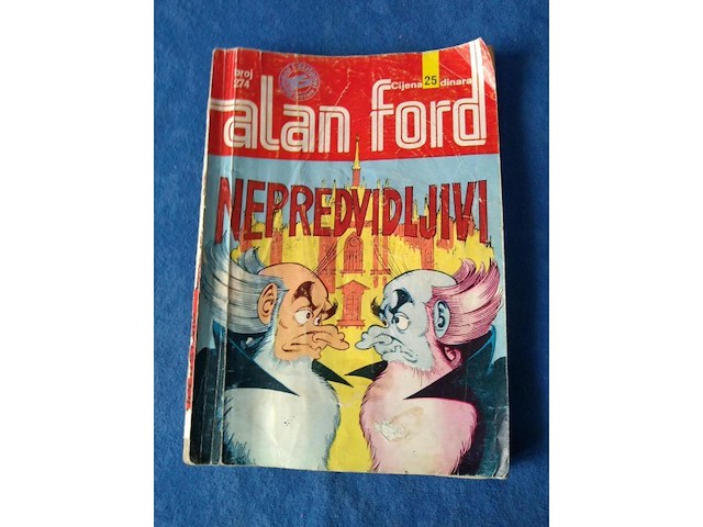 ALAN FORD 274 –   NEPREDVIDLJIVI