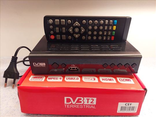 DVB T2 Terrestrial Set Top Box za besplatne kanale
