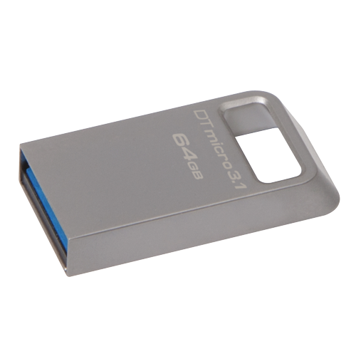 KINGSTON 64GB USB 3.1, DataTraveler Micro 3.1 (Srebrni) - DTMC3/64GB