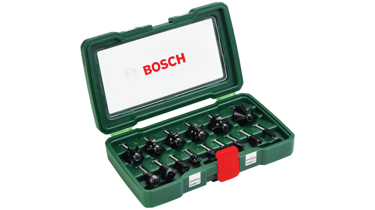 Bosch 15-delni set HM glodala (prihvat 8 mm)ID EK000448346