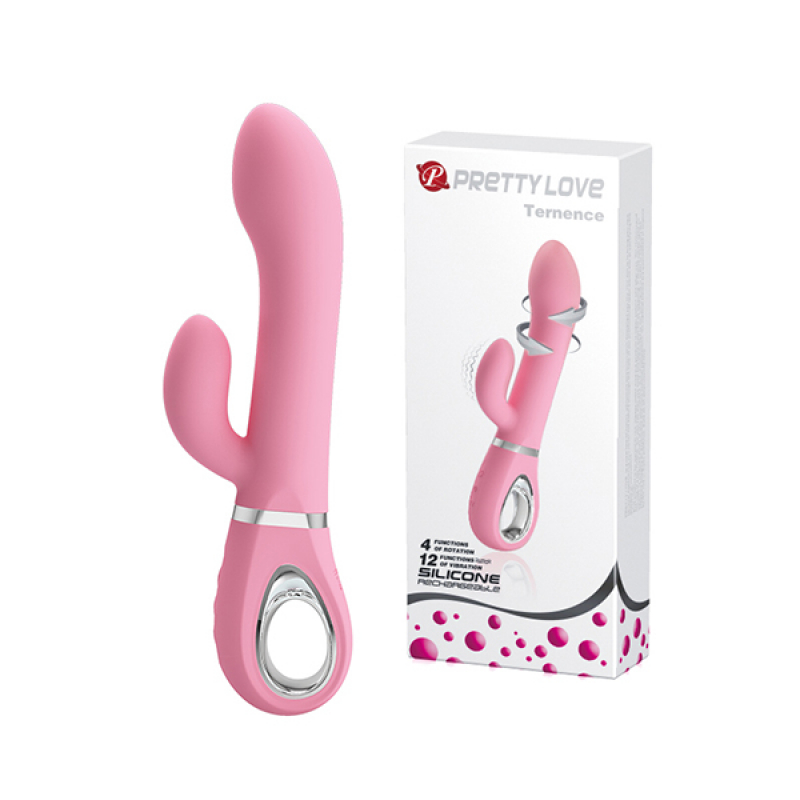 Vibrator sa Rotacijom Ternence Pink