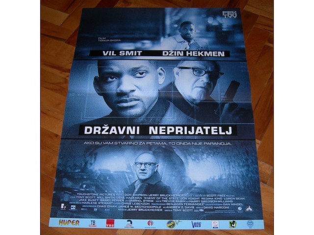 Državni neprijatelj (Will Smith) - filmski plakat