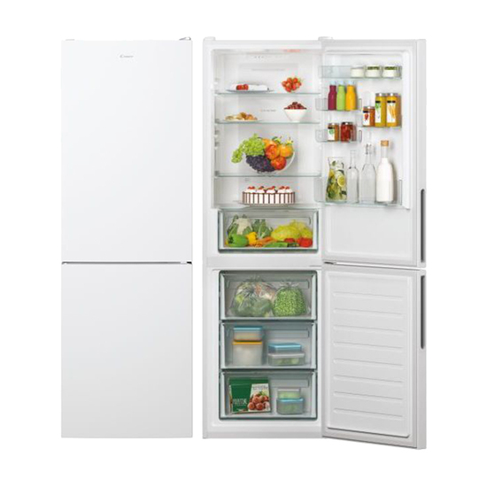 Kombinovani frižider Candy CCE3T618FW, No Frost, 223 l, 119 l