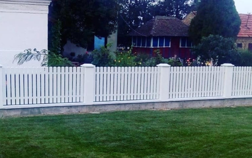 PVC letva za ograde h150cm i 7,5cm širine BELA